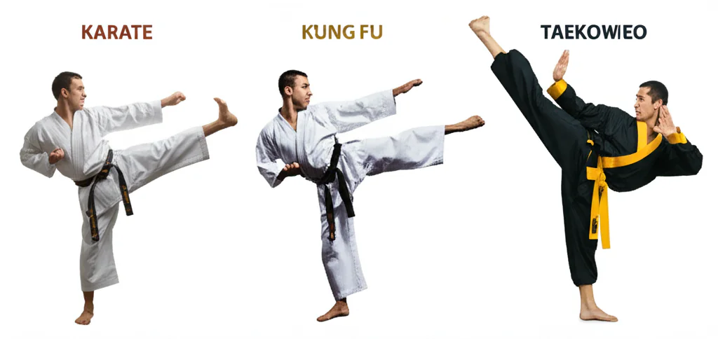 What Is the Difference Between Karate, Taekwondo, and Kung Fu? 🥋🐉🥊 ...